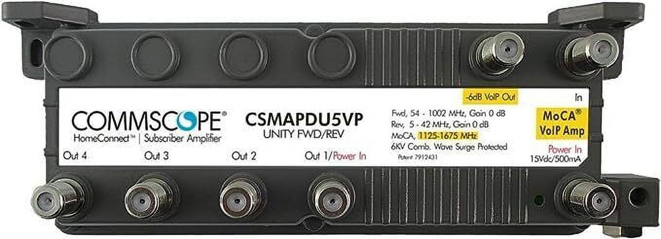 Commscope CSMAPDU5VPI 5-Port Xfinity Moca Home Connect Passive VoIP ...