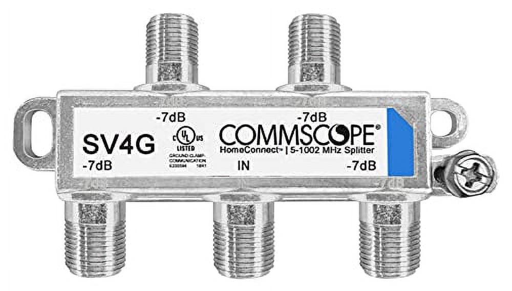 Commscope SV-4G HomeConnect 4-Way Coaxial Cable Splitter 5-1002 MHz ...