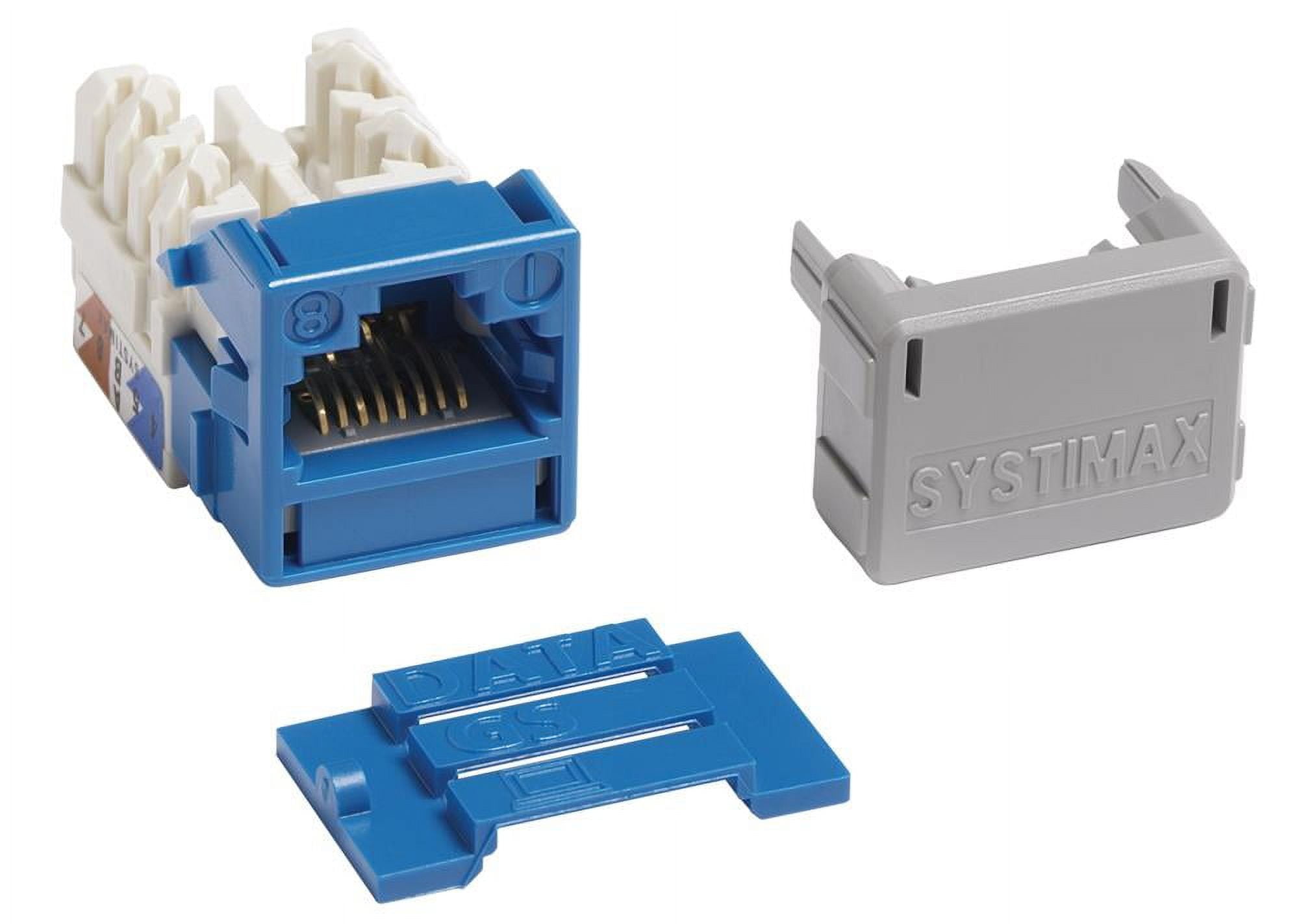 Commscope/Systimax GigaSpeed XL Cat6 Modular Jack, Blue, MGS400-318 ...