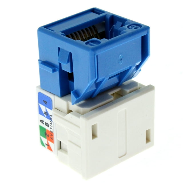 Commscope Systimax MPS100E-318 Powersum CAT5E UTP RJ45 Ethernet Jack ...