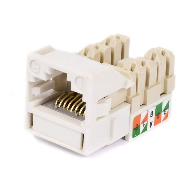 Commscope UNJ600 Uniprise Cat6 M-Series Modular Jack, White - Walmart.com