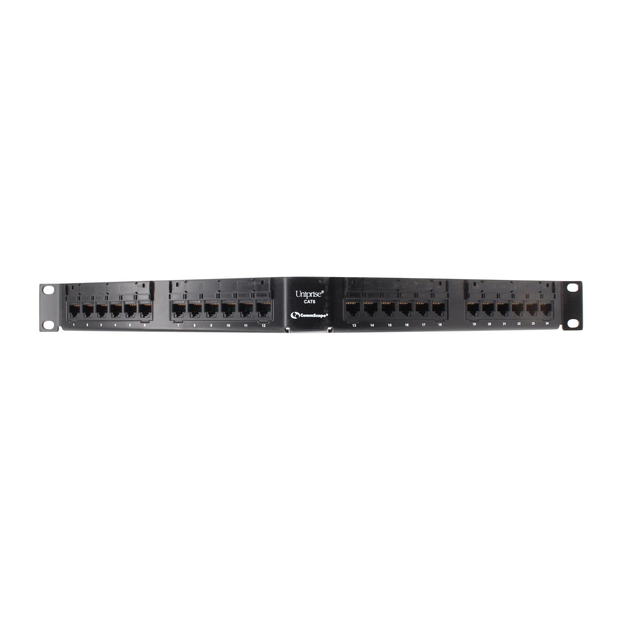 Commscope UNP610-ANG-24P CC00576121/1 Angled Patch Panel, CAT6, 24-Port ...