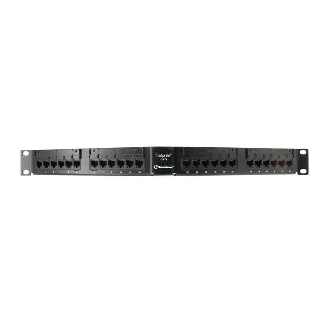 Commscope UNP610-ANG-24P CC00576121/1 Angled Patch Panel, CAT6, 24-Port ...
