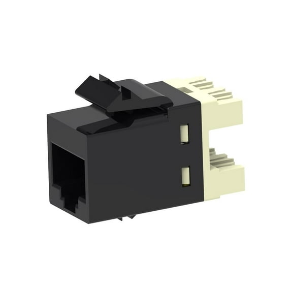 Commscope USL10G-BLK Uniprise SL-Series RJ45 Cat6a Jack, Black ...