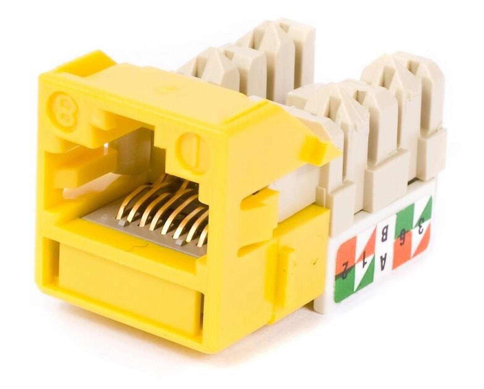 Commscope/Uniprise Cat6 Modular Jack, Yellow UNJ600T-YL - Walmart.com
