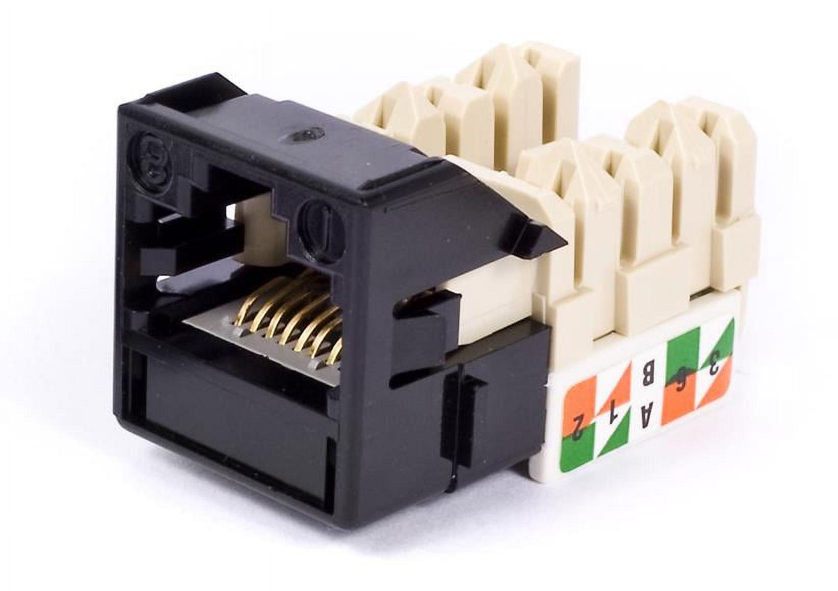 Commscope/Uniprise UNJ600-BK Cat6 Modular Jack, Black - Walmart.com