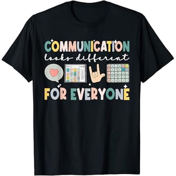Communication Looks Different For Everyone Autism Awareness T-Shirt ...