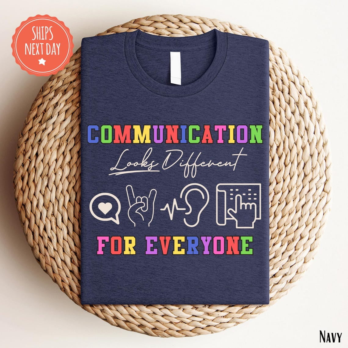 Communication Looks Different For Everyone Shirt - Speech Pathologist ...