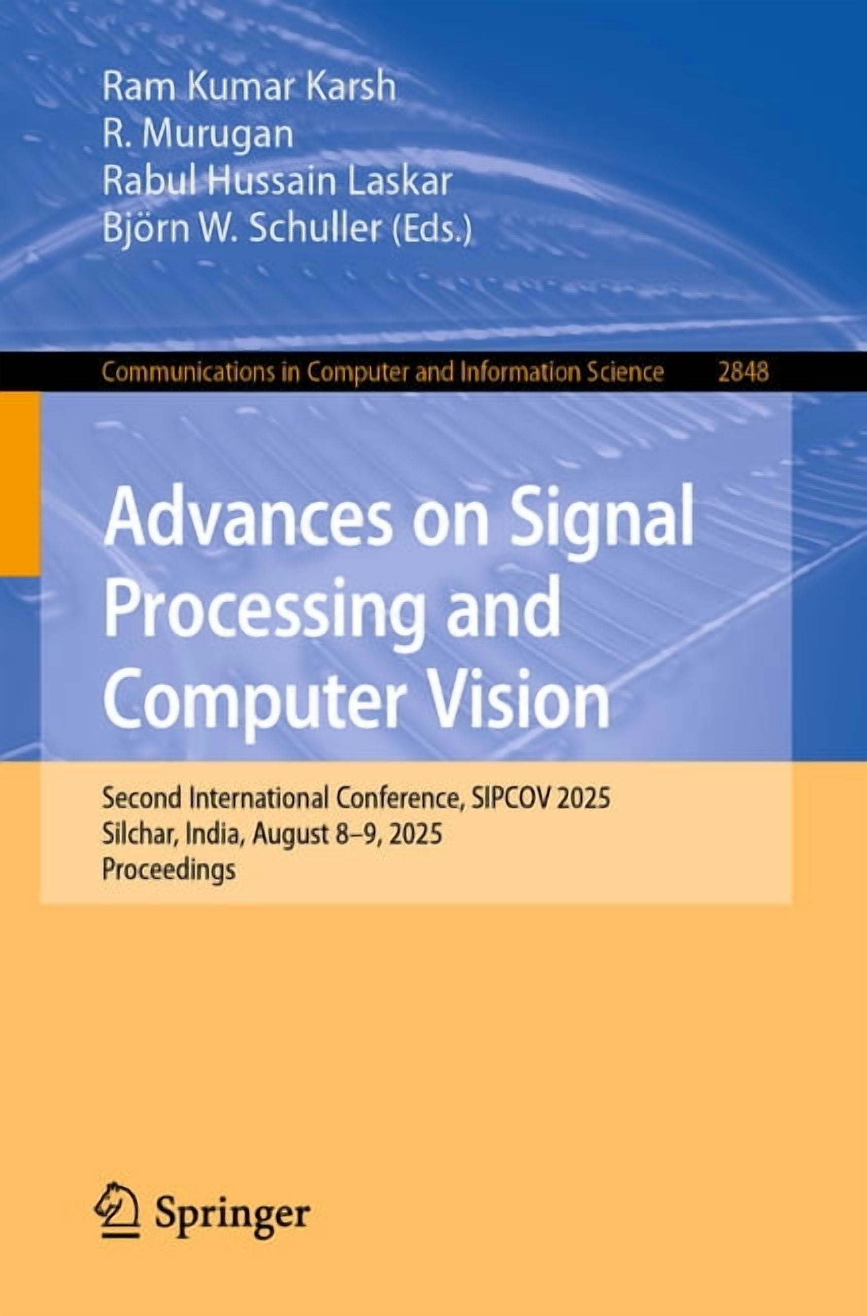 Communications in Computer and Informati Advances on Signal Processing and Computer Vision ...