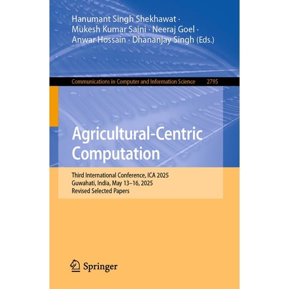 Communications in Computer and Informati Agricultural-Centric ...