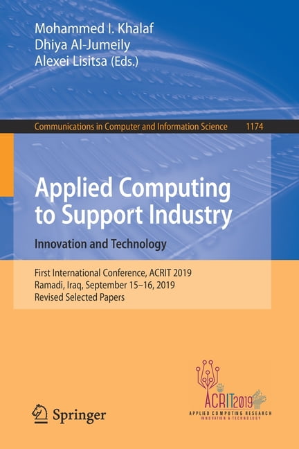 Communications in Computer and Informati Applied Computing to Support ...