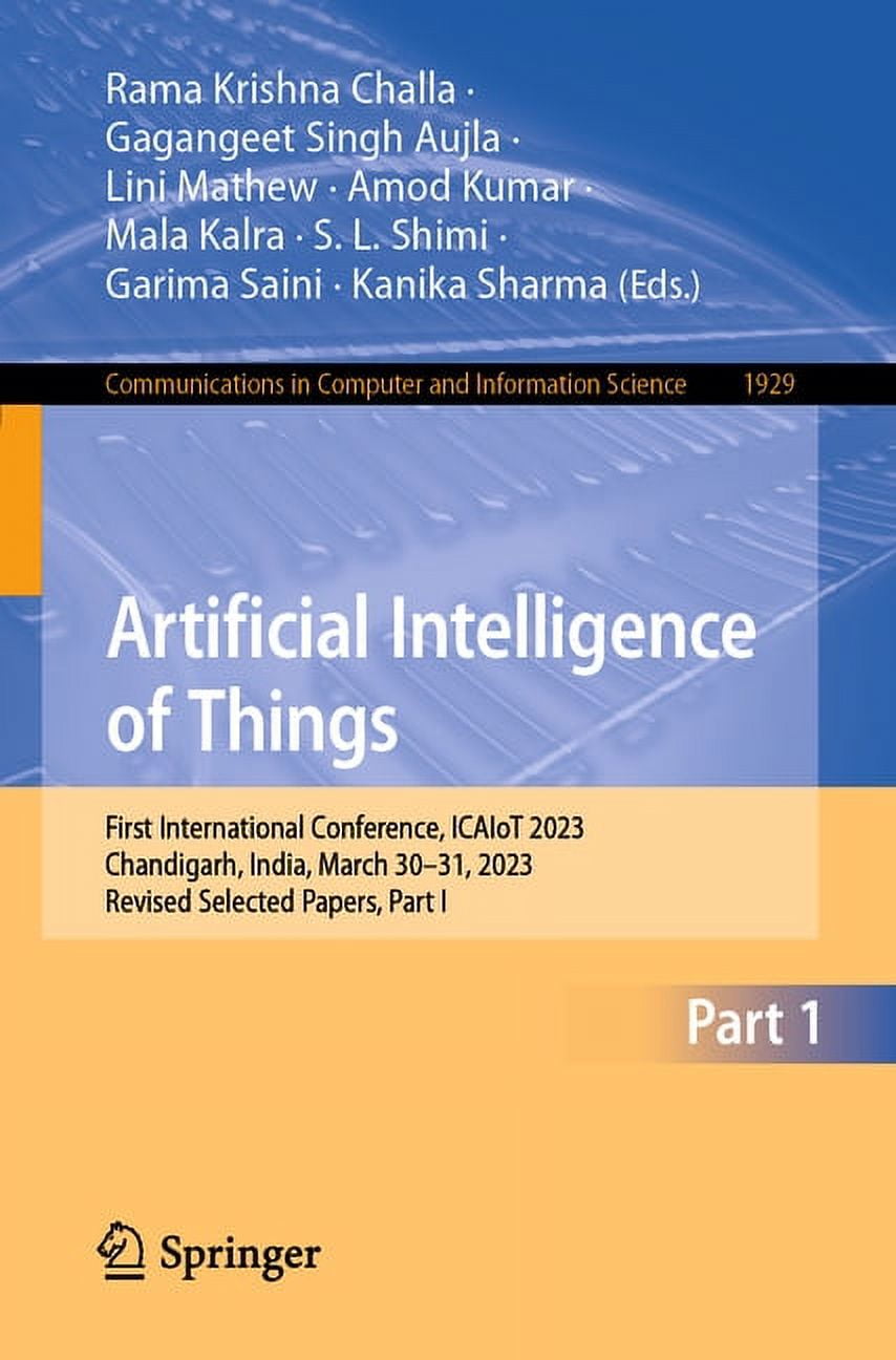 Communications in Computer and Informati Artificial Intelligence of Things: First International ...