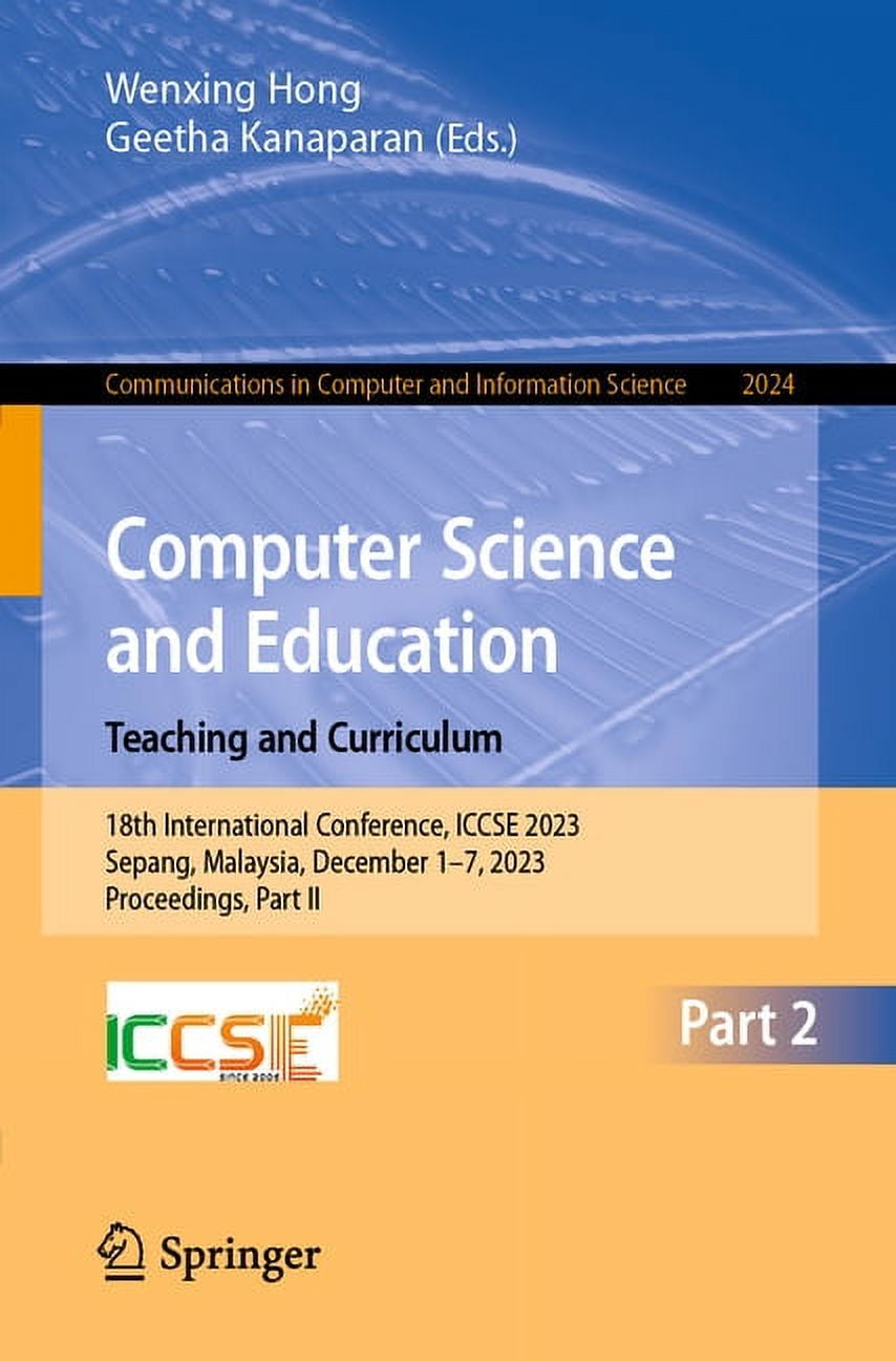 Communications in Computer and Informati Computer Science and Education. Teaching and Curriculum ...