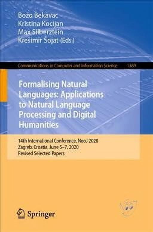 Communications in Computer and Information Science: Formalising Natural ...