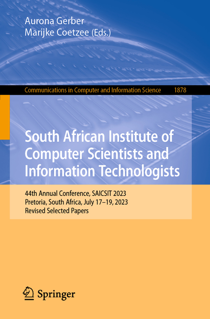 Communications in Computer and Informati South African Institute of ...