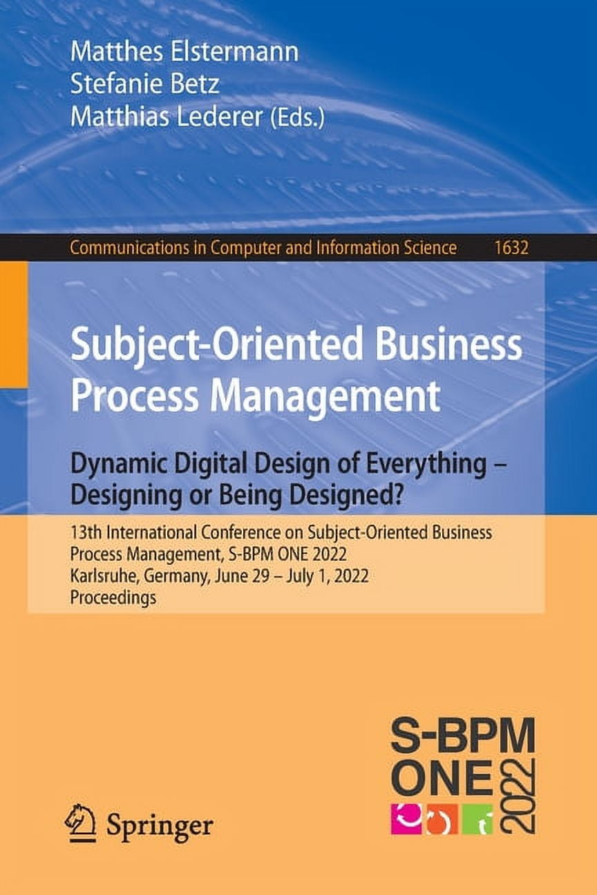 Communications in Computer and Information Science: Subject-Oriented ...