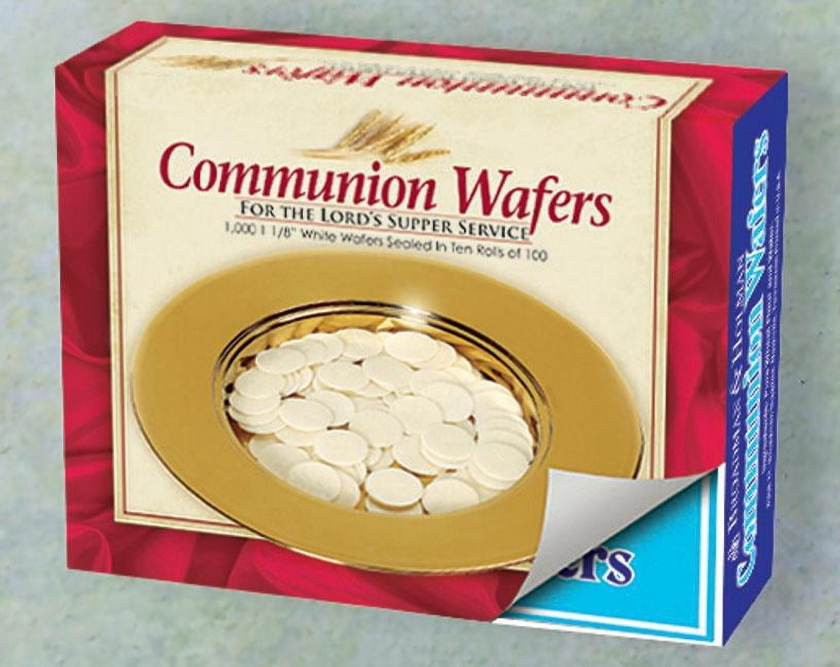 Round White Communion Bread Wafers (1,000 Pieces) - Walmart.com