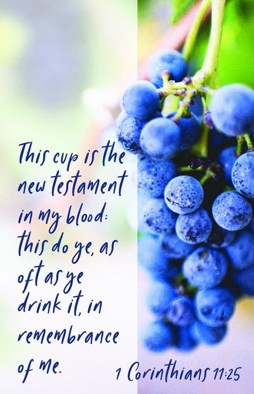 Communion Bulletin: He had Given Thanks (Package of 100) : 1 ...