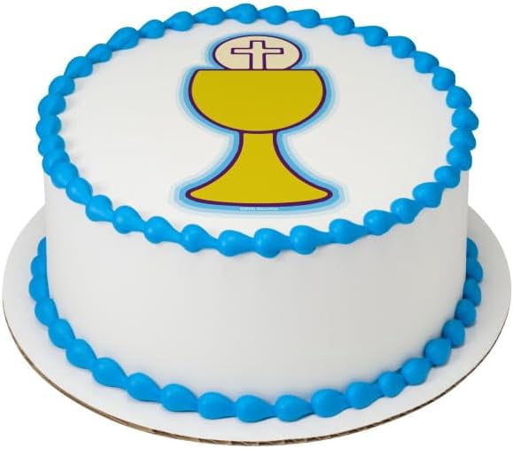 Communion Chalice PhotoCake Edible Cake Topper Icing Image for 6 inch ...