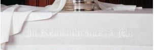 Communion Table Cloth - In Remembrance of Me - Walmart.com