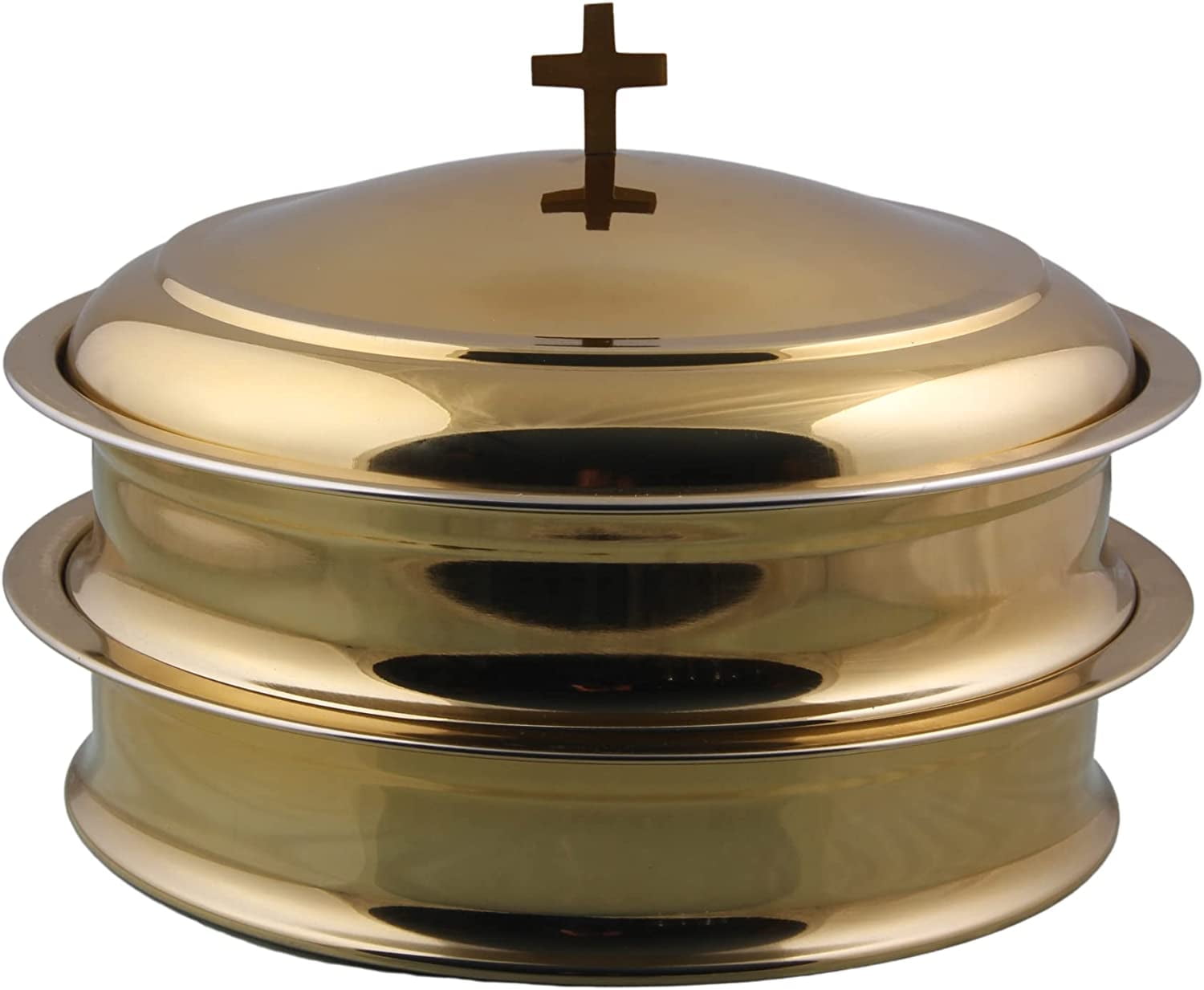 Communion Ware 2 Holy Wine Serving Trays with a Cover Stainless Steel ...