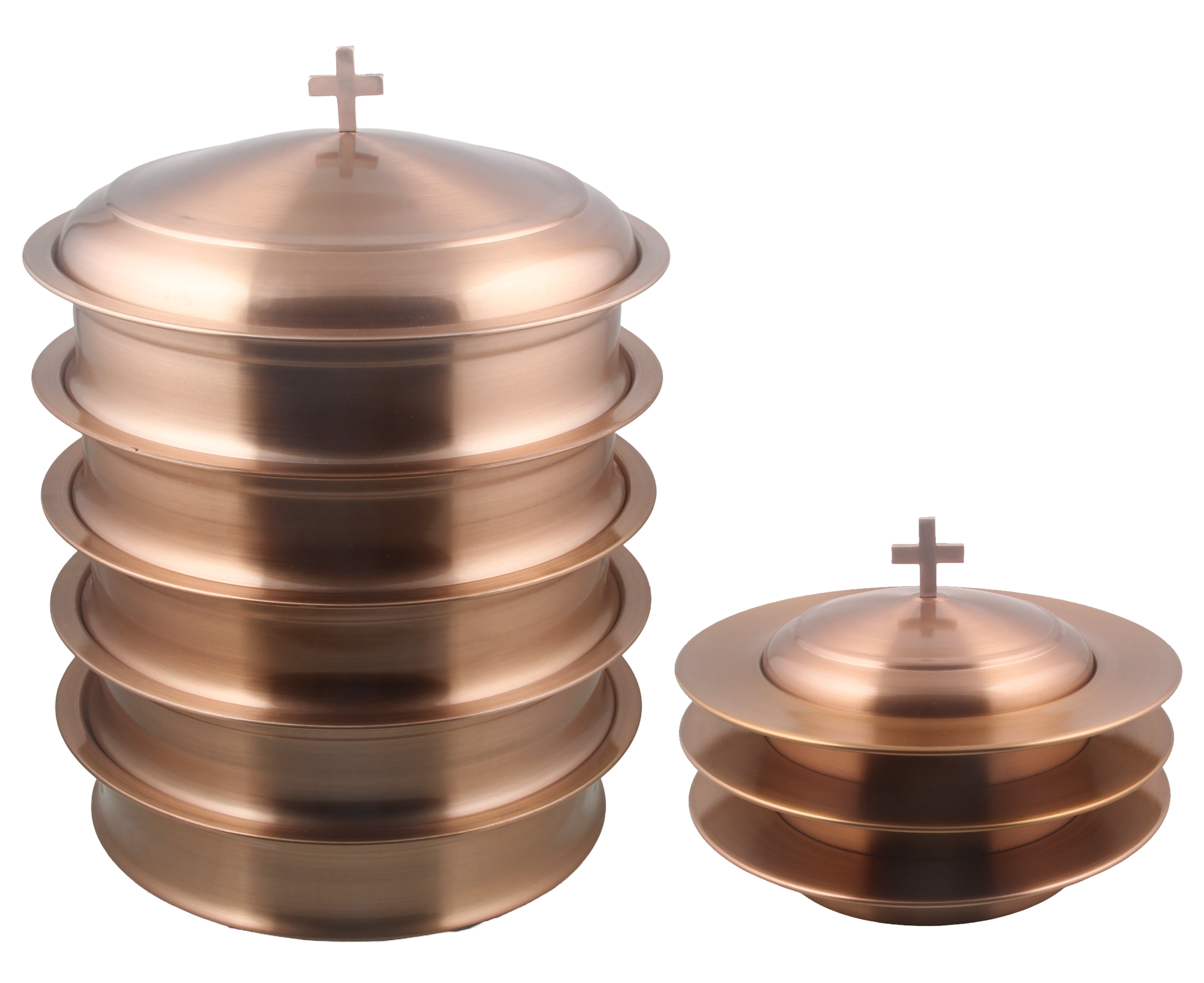 Communion Ware 5 Holy Wine Serving Trays with a Lid & 3 Stacking Bread ...
