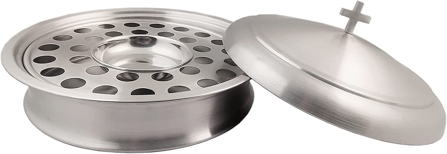 Communion Ware Holy Serving Tray Including Center Bread Plate with A ...