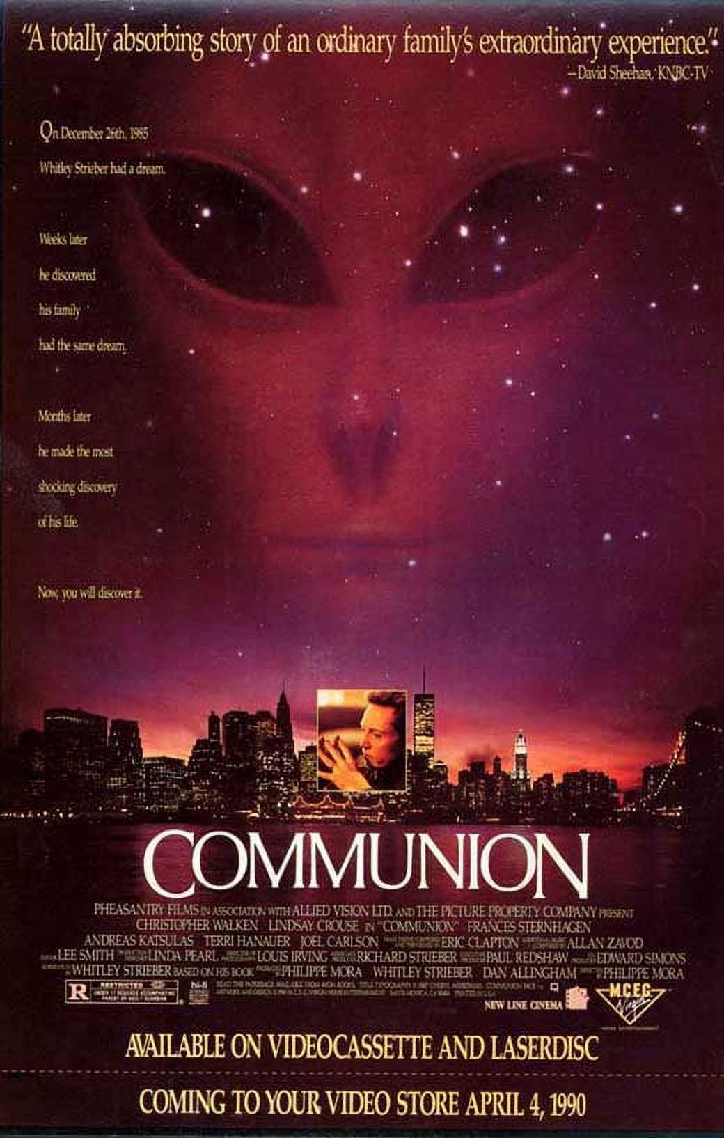 Communion - movie POSTER (Style B) (27" x 40") (1989) - Walmart.com
