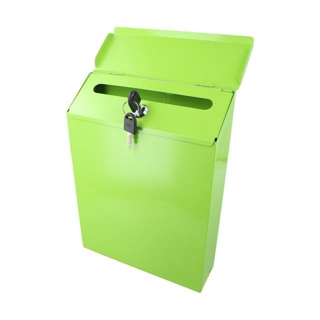 Community Area Use Lockable Mailbox Rustic Style Wall-mounted Mailbox ...