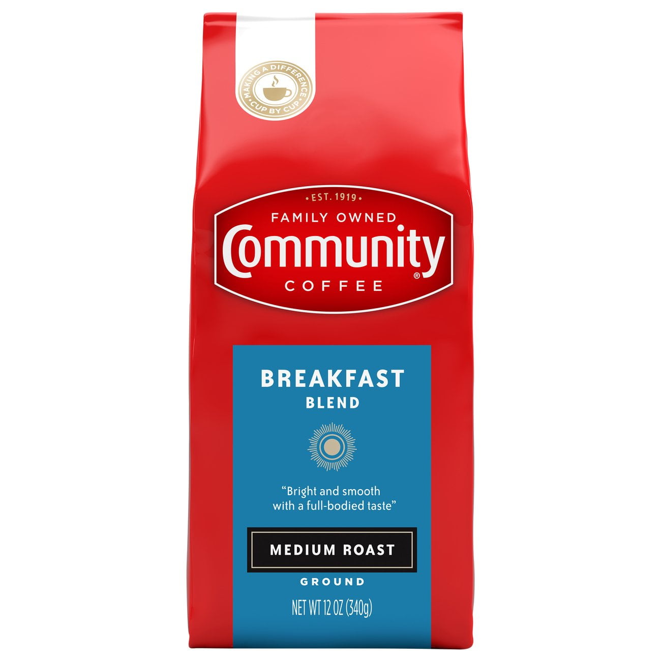 Community Coffee Breakfast Blend Medium Roast Ground Coffe - Walmart.com
