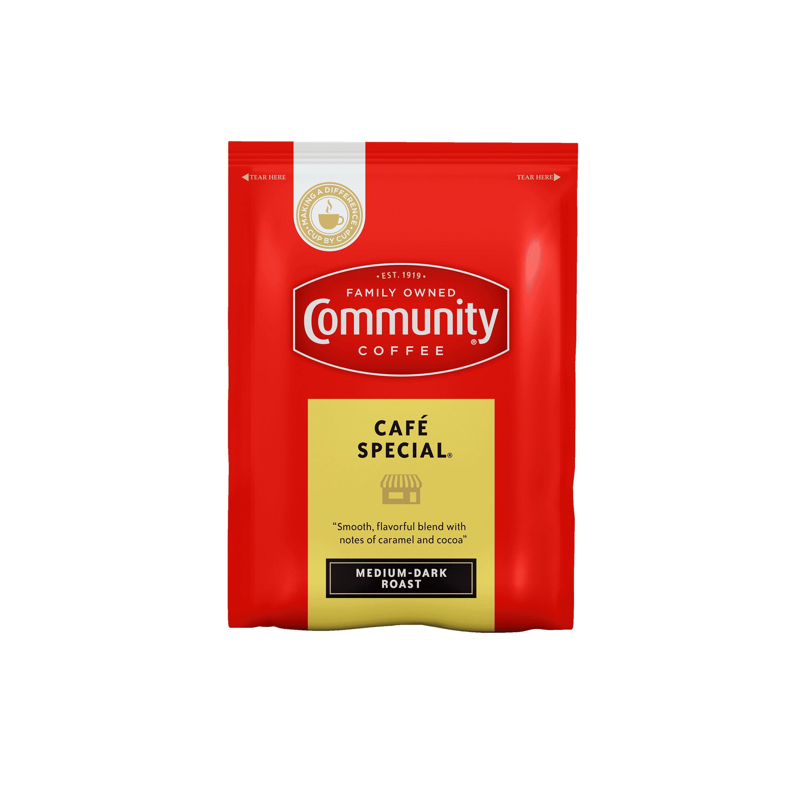 Community Coffee Cafe Pre-Measured Coffee Packs- Pack of 40 - Walmart.com