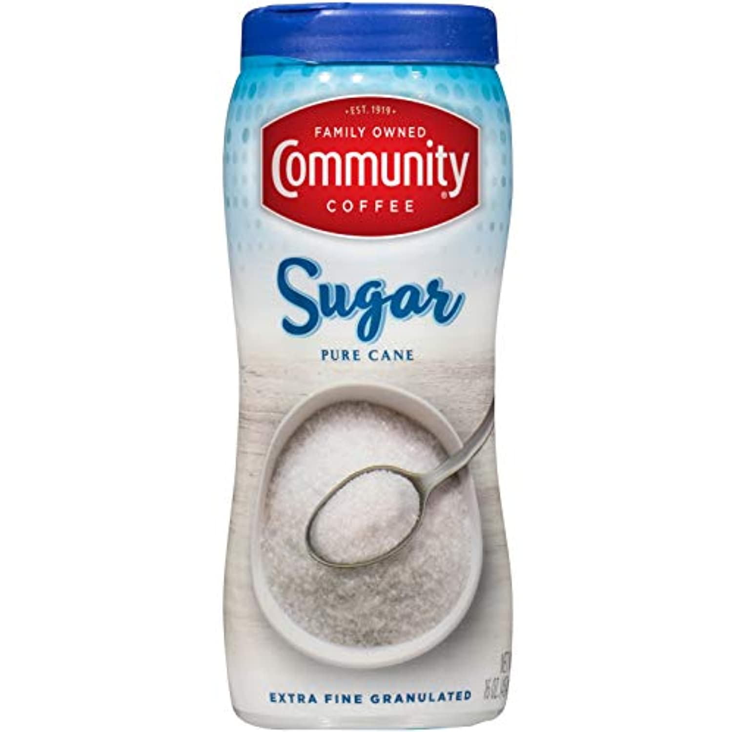 Community Coffee Extra Fine Granulated Sugar, 16 Ounces (Pack Of 6 ...