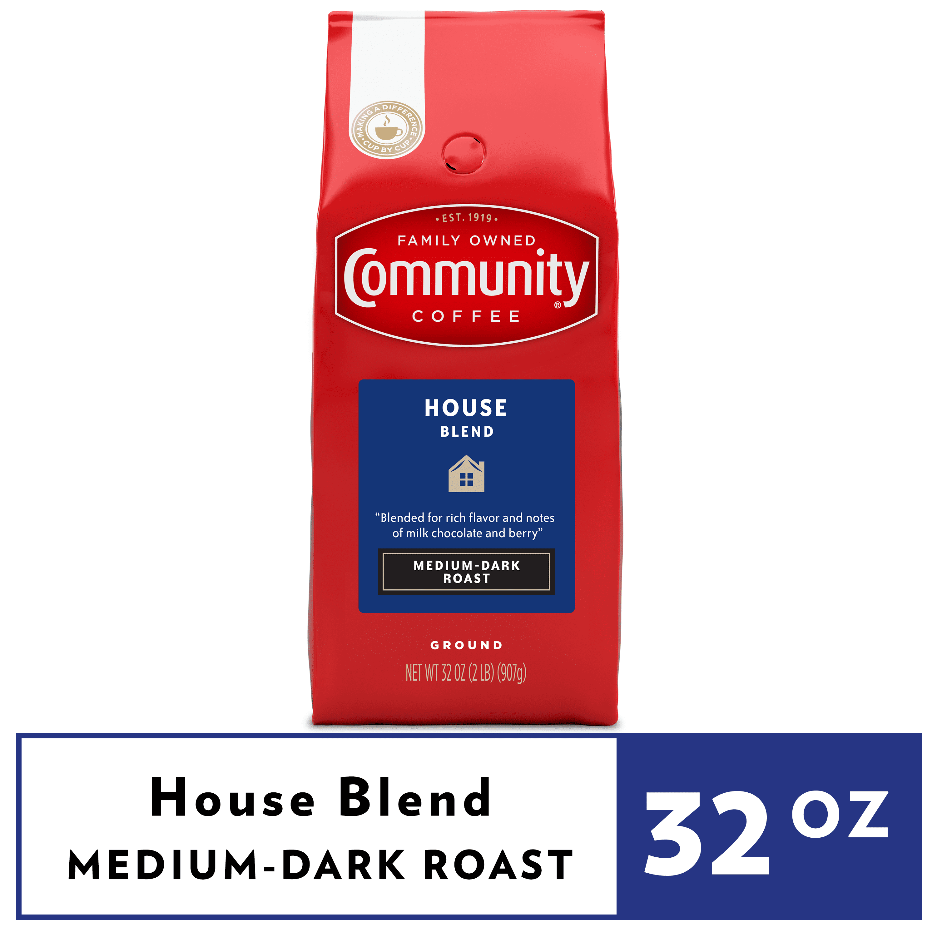 Community Coffee House Blend 32 Ounce Bag - Walmart.com
