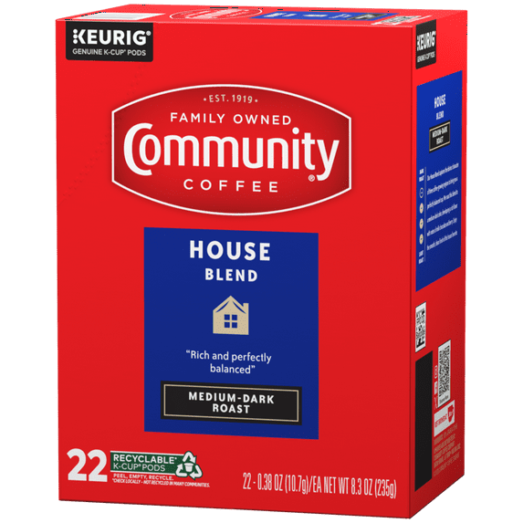 Community® Coffee House Blend Coffee Single-Serve Cups 22 ct Box ...