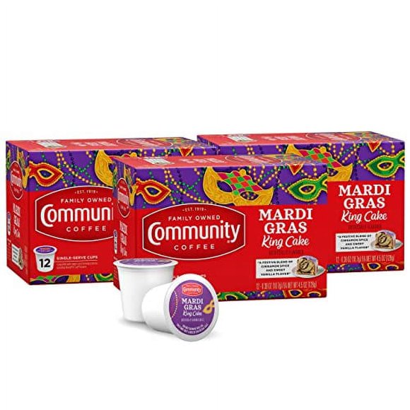 Mardi Gras King Cake Coffee Nutrition