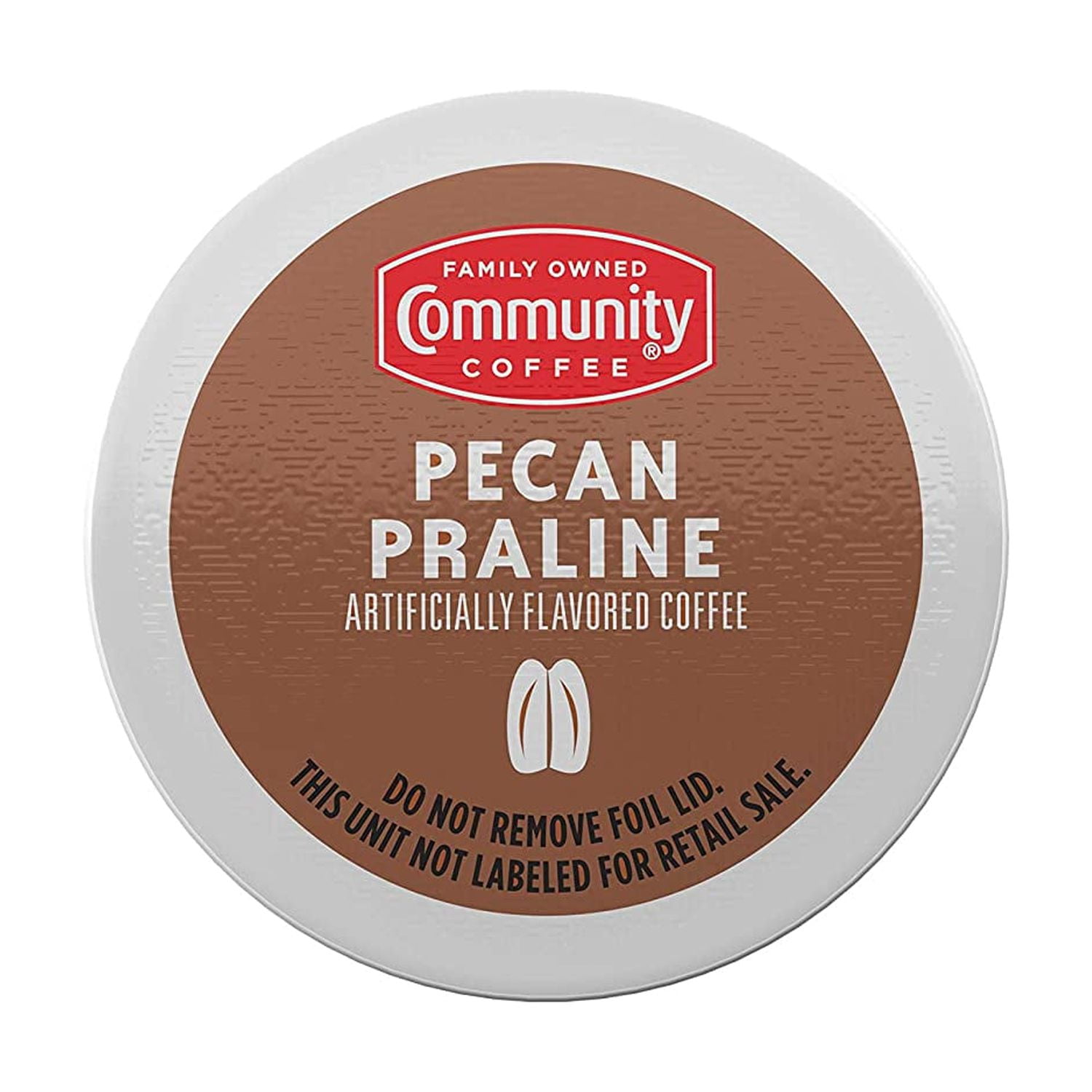 Community Coffee Pecan Praline Flavored 96 Count Coffee Pods, Medium ...