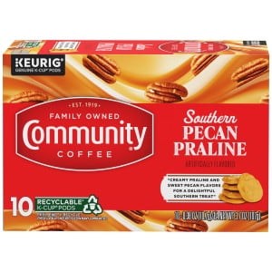 Community® Coffee Southern Pecan Praline Single-Serve Cups 10 Count Box ...