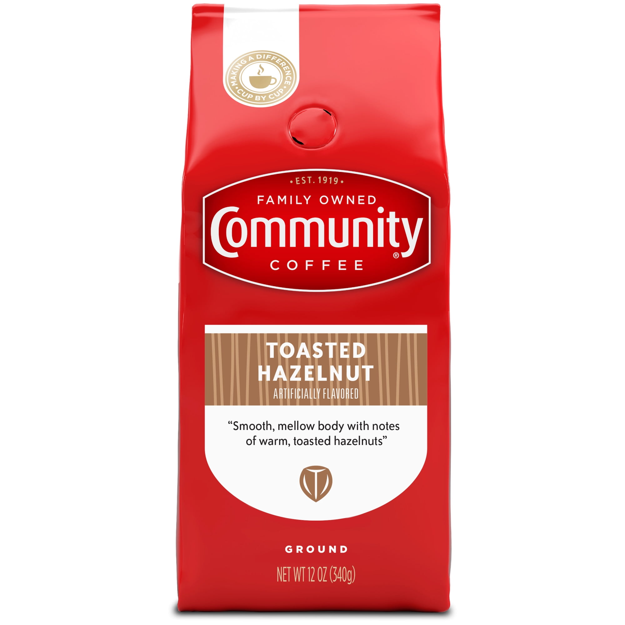 Community® Coffee Hazelnut Crème 12 oz Ground Coffee - Walmart.com
