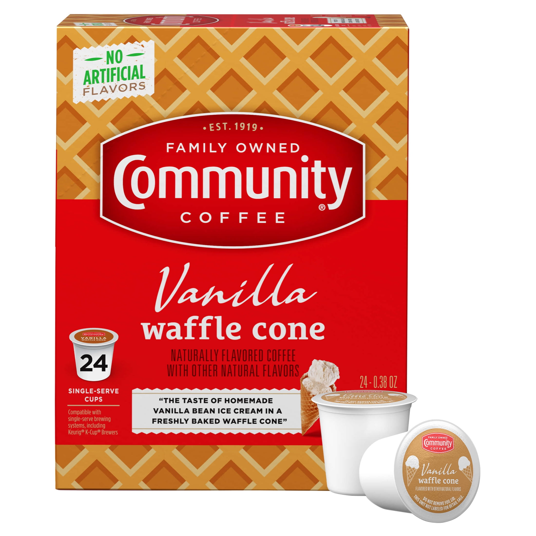 Community Coffee Van Waffle Cone 24ct - Walmart.com