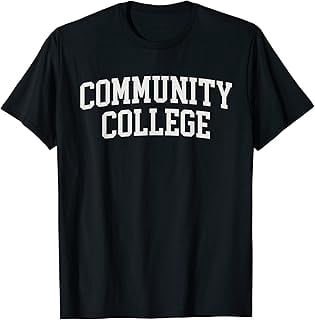 Community College Arched College Font Funny T-Shirt - Walmart.com