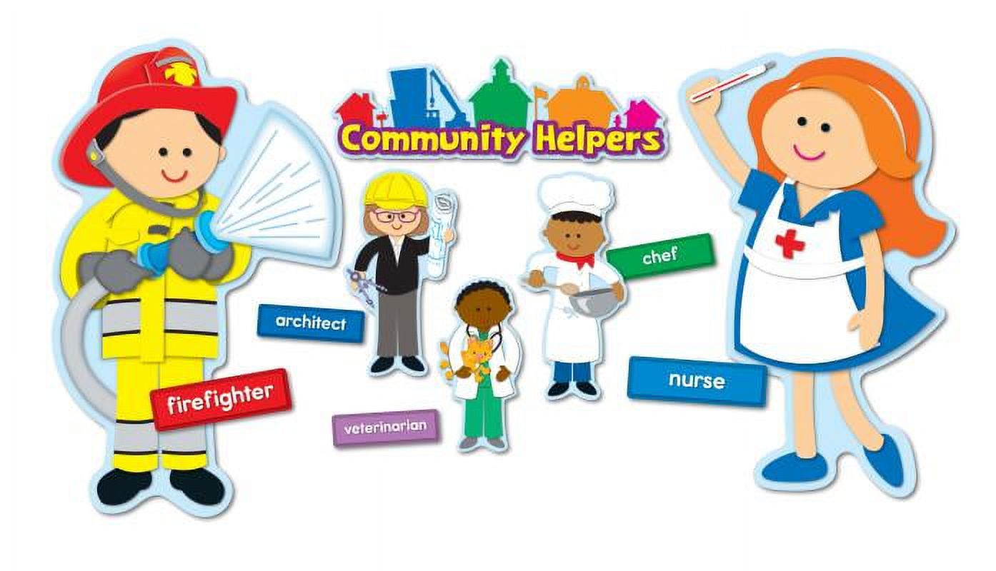 Community Helpers Bulletin Board Set - Walmart.com