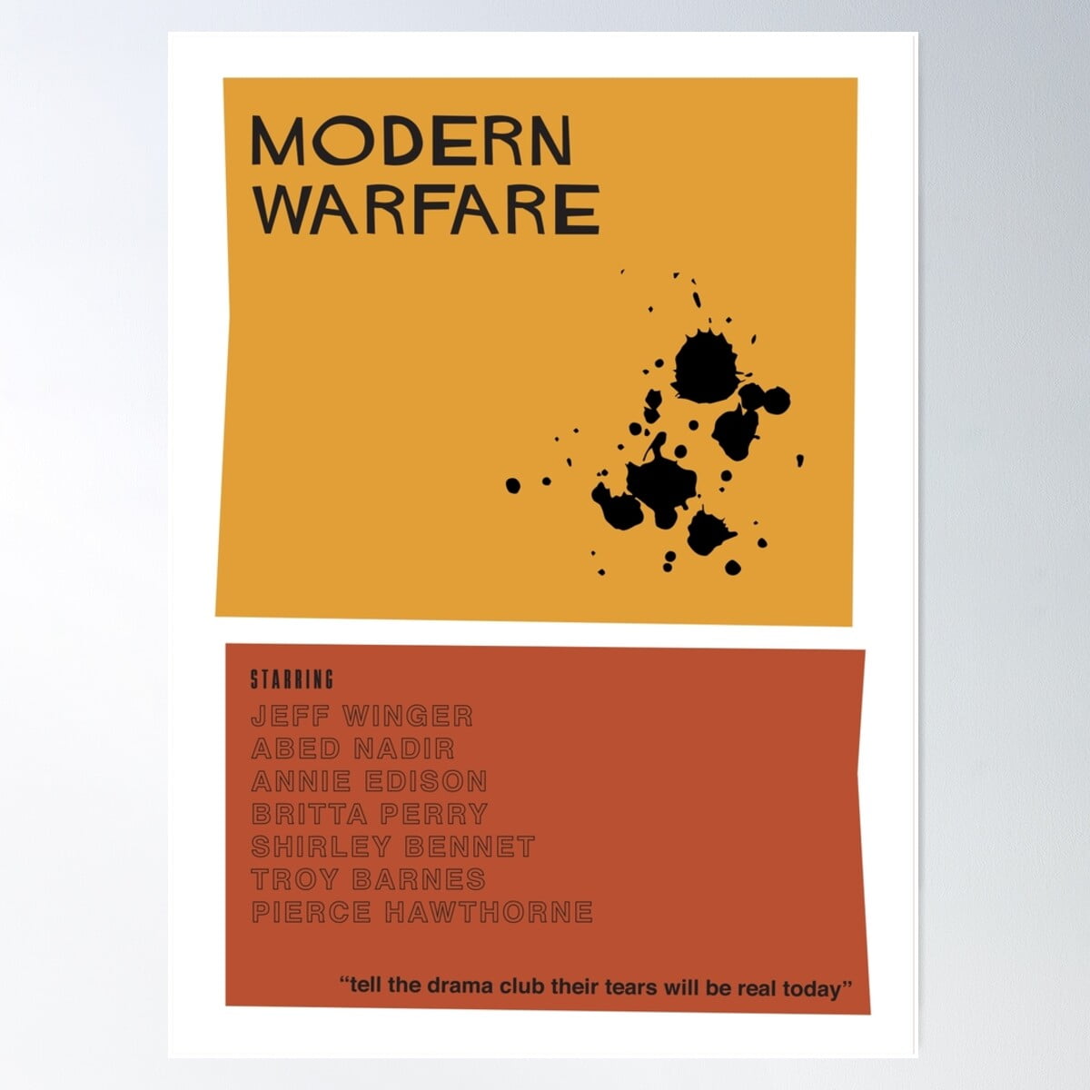 Community Modern Warfare Poster Wall Art, Modern Wall Decor For Living ...