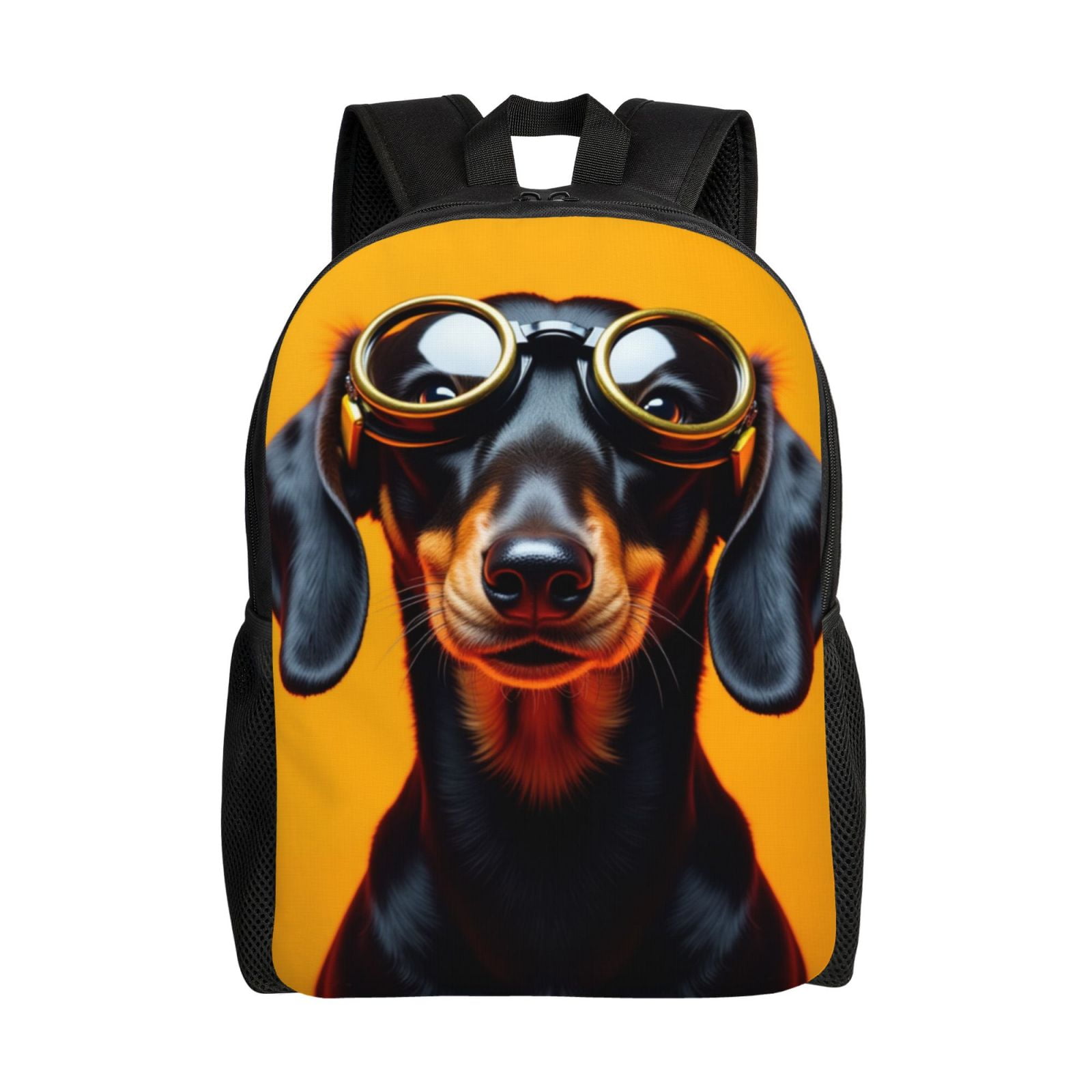 Commuter A T Dog Wearing A Pair Of Yellow Goggles Laptop Backpack ...