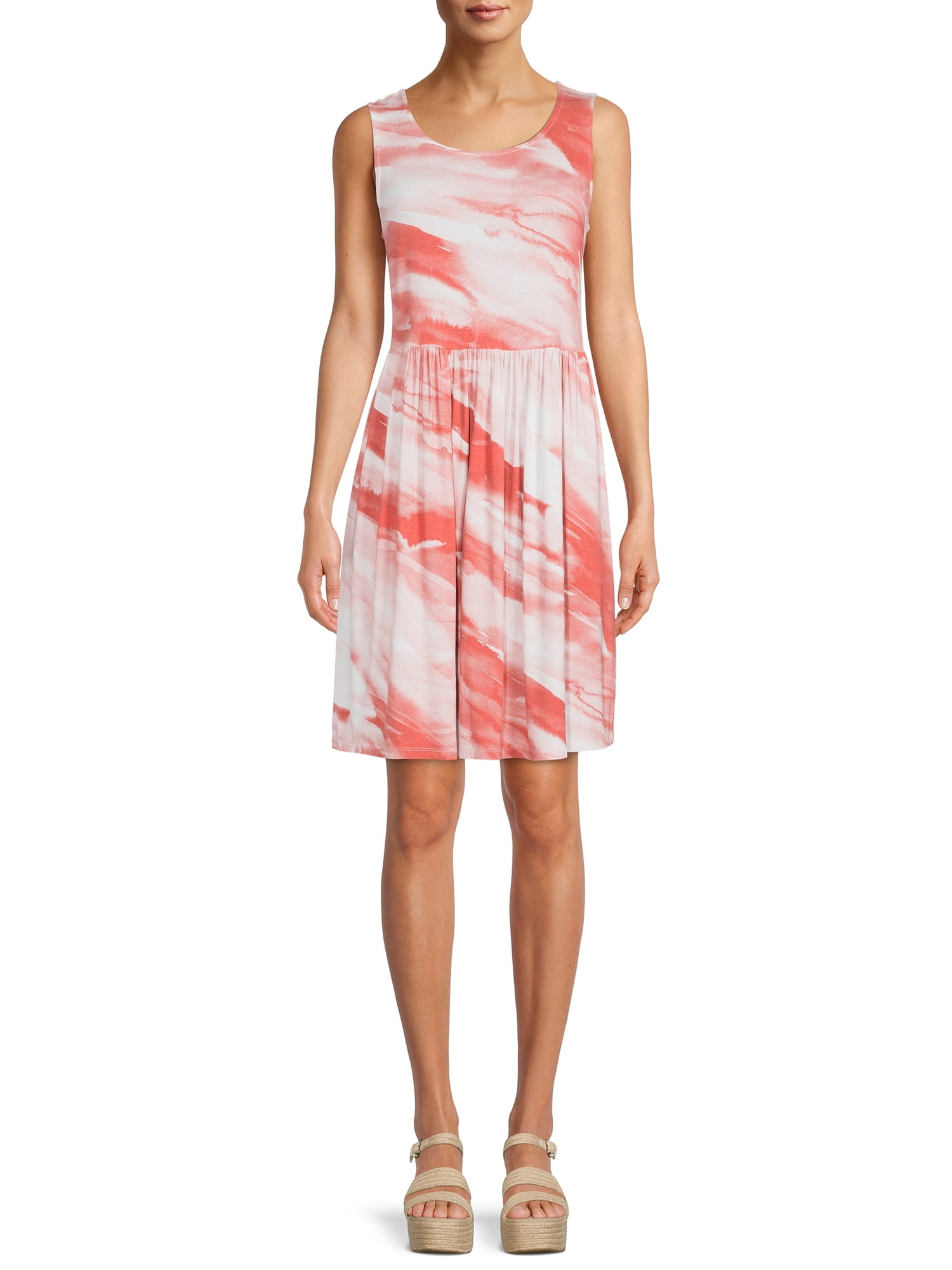 Como Blu Women's Sleeveless Printed Knit Dress - Walmart.com