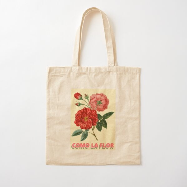 Como La Flor, Selena, Flowers, Roses, Flower, Rose Canvas Tote Bag ...