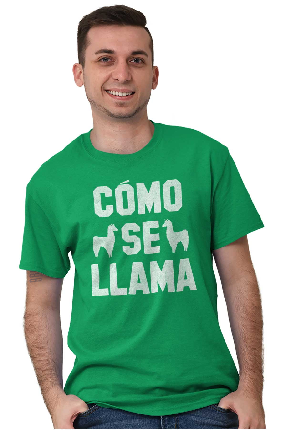 Como Se Llama Alpaca Animal Humor Unisex Plus Size Graphic Tee Brisco ...