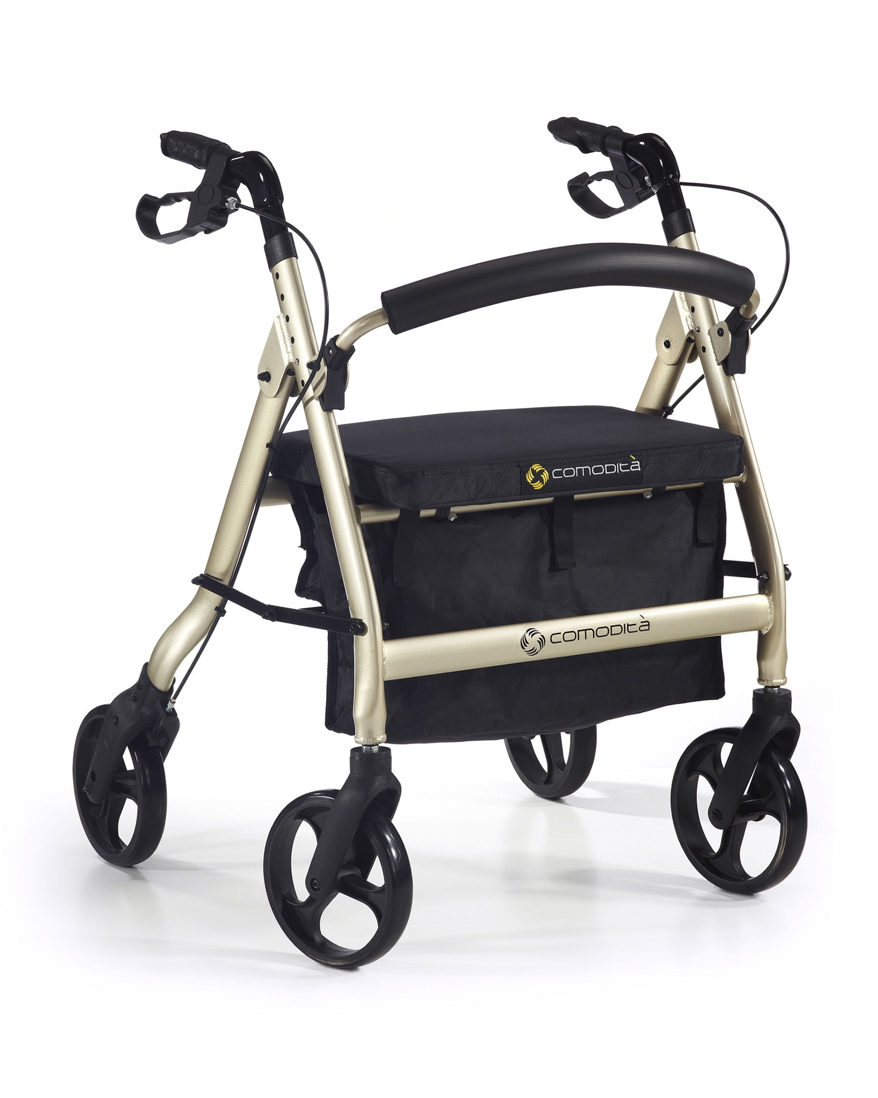 "Comodit Spazio Bariatric Rollator, Extra Wide Heavy-Duty, 440lb ...