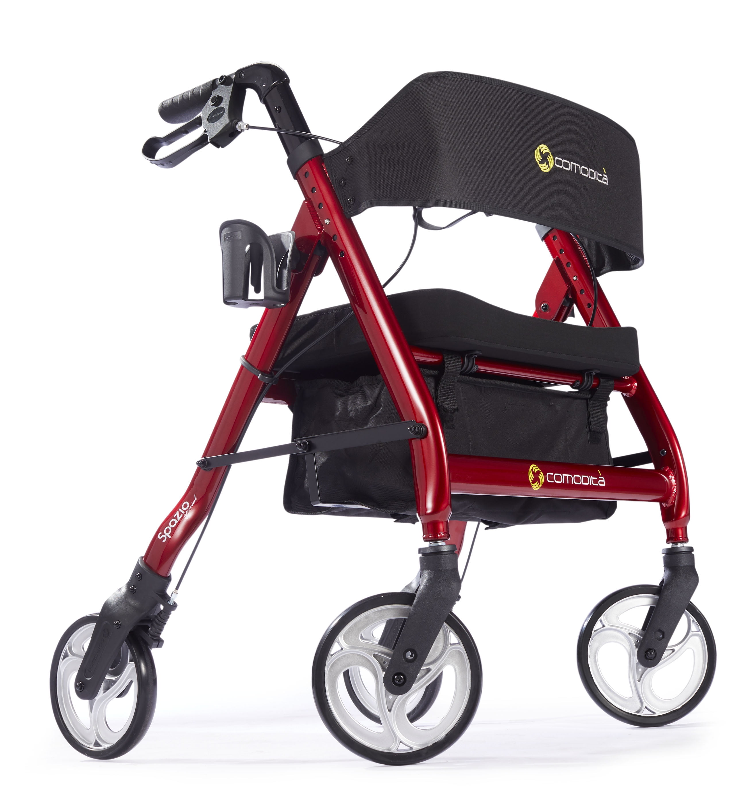 Comodit Spazio Special Extra Wide Heavy-Duty Rollator Walker with Ultra ...