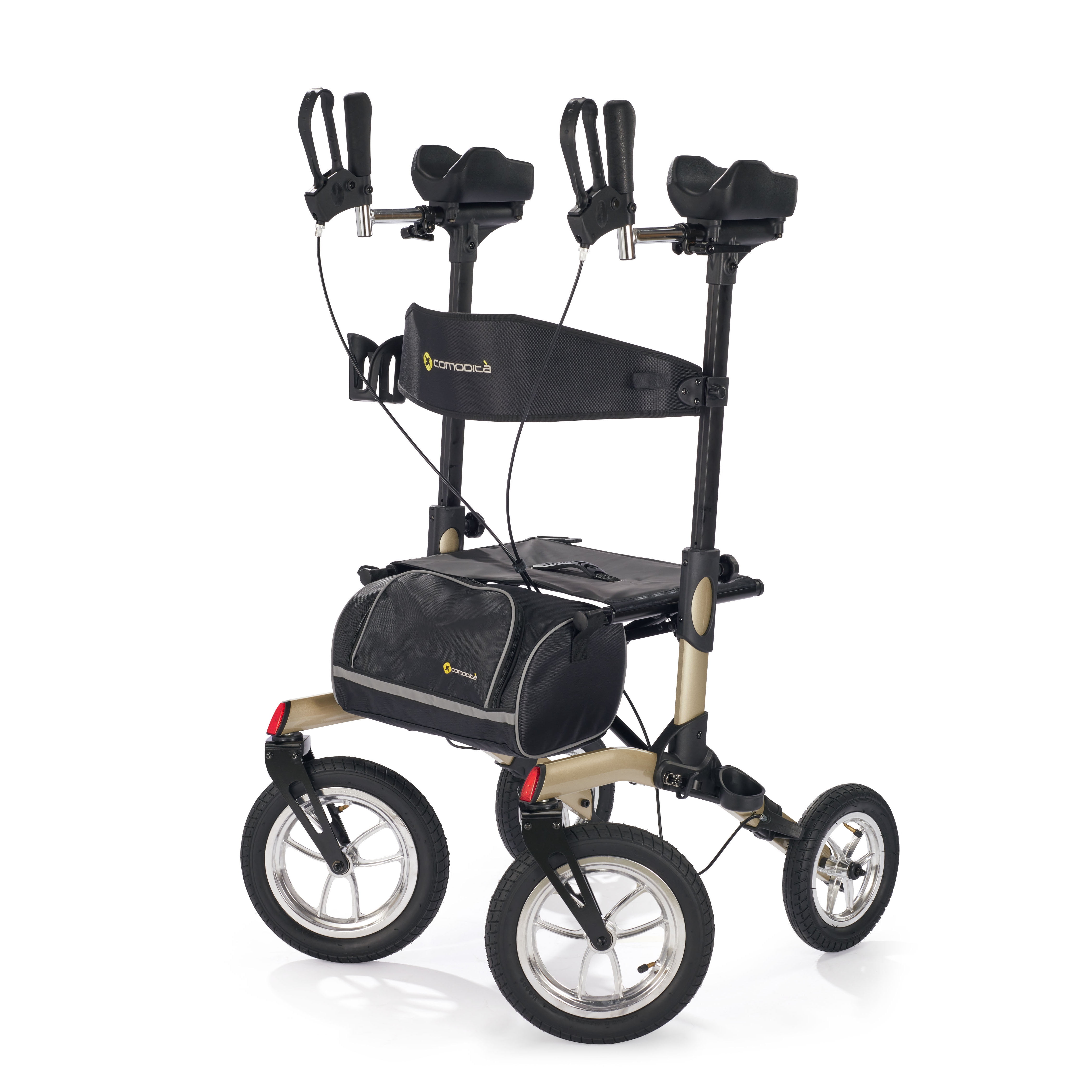 Comodità Tipo Stand Up Advance All Terrain Upright Rollator Walker with ...