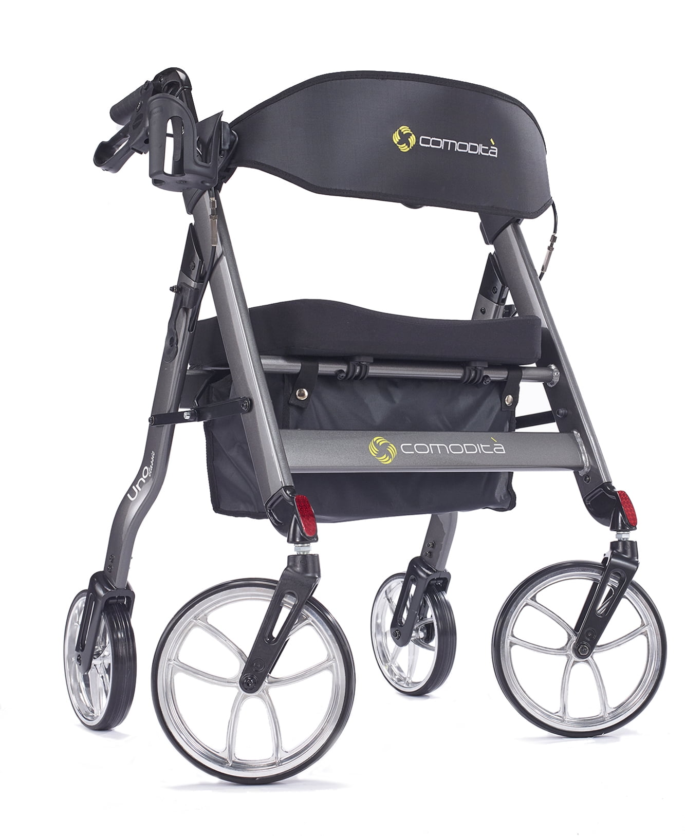"Comodita Uno Classic Rolling Walker for Seniors, Heavy-Duty Aluminum ...